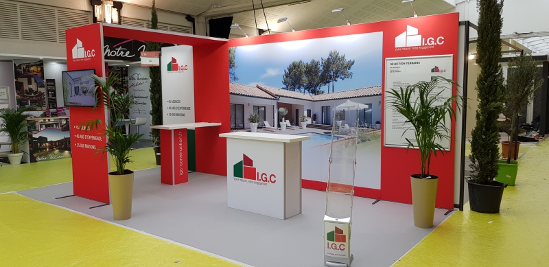 Stands d'exposition sur mesure économiques par Num'imprim